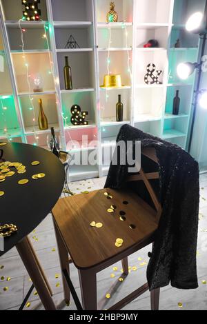 Interior of messy night club after party Stock Photo - Alamy