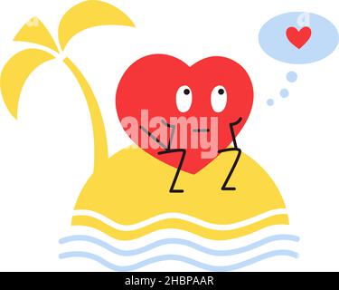 I love you be mine Valentine's Day with red heart illustration Stock ...