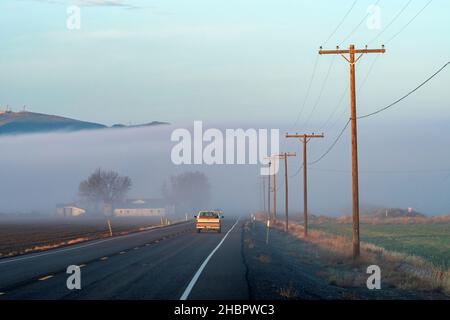 USA, Oregon, Malheur County, Highway 20 Stock Photo - Alamy