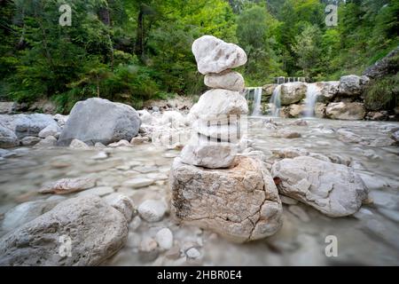 der Weißbach - weiter oben auch Speik genannt - Schlucht mit "wilden ...