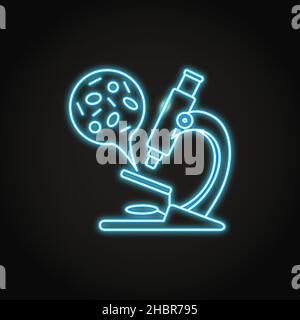 Microbial analysis line icon concept. Microbial analysis vector linear ...