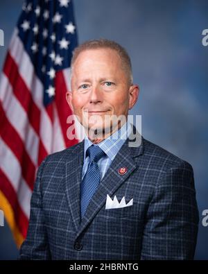 Rep. Jeff Van Drew, R-N.J., left, arrives for a House Republican caucus ...