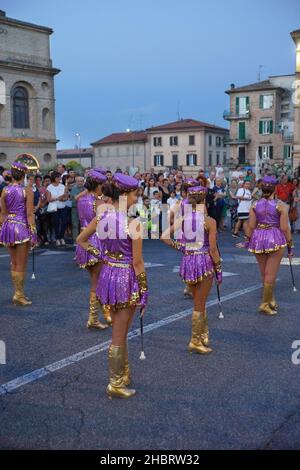 Manifestation The Night of the Opera during the Lyrical Program, Macerata, Marche, Italy, Europe ...