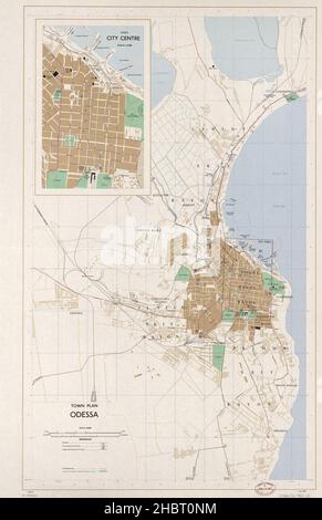 Map of Odessa, Ukraine Stock Photo - Alamy