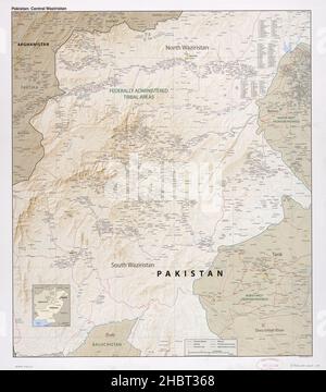 Map of the North West Frontier Province and Kashmir from The Imperial ...