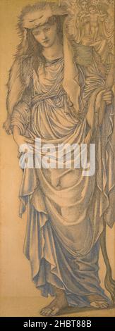 'The Tiburtine Sibyl' by Edward Burne-Jones, a work from the Pre ...
