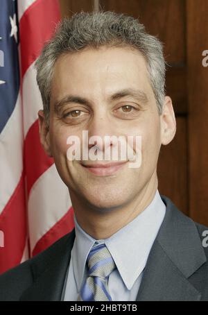 Former White House chief of staff Rahm Emanuel takes a seat to chat and ...