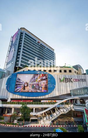 Bangkok, Thailand - December 2021: MBK Center, also known as ...