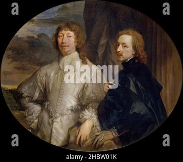 Sir Endymion Porter and the Artist 1635 by Anthony van Dyck Stock Photo ...