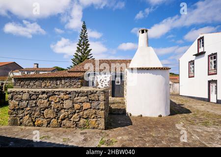Traditional house. Luz, Graciosa island. Azores islands, Portugal Stock ...