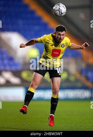 Harrogate Town's Nathan Sheron during the Papa John's Trophy round of ...
