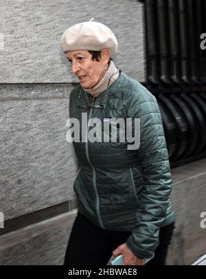 Isabel Maxwell arrives back at the federal courthouse in the Southern ...