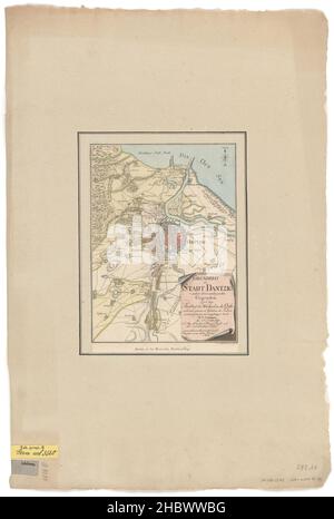 Free City of Danzig, Danzig Map, Old Danzig Map, Map of Danzig, Retro ...