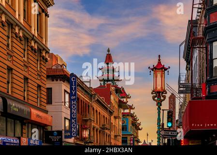 Sing Chong Building, Chinatown, San Francisco, California Stock Photo ...