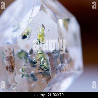 diamond quartz mineral specimen stone rock geology gem crystal Stock ...