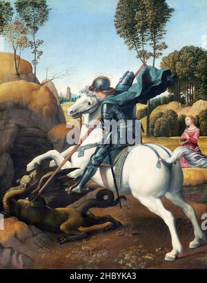 Saint George and the Dragon, c. 1506 Stock Photo - Alamy