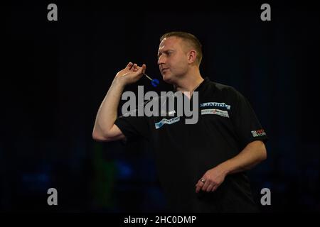 22nd December 2021; Alexandra Palace, London, England: The William Hill World Darts Tournament ...