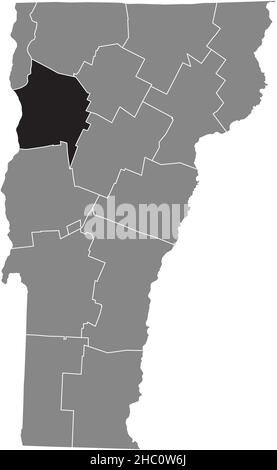 Chittenden County (Vermont) outline map set Stock Vector Image & Art ...