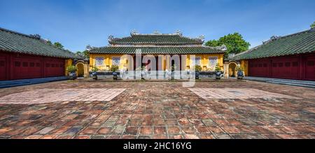 Wonderful view of the Truong Sanh palace within the Citadel in Hue ...