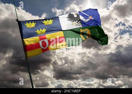 flag Provinces of Ireland: Connacht, Leinster, Munster, and Ulster ...