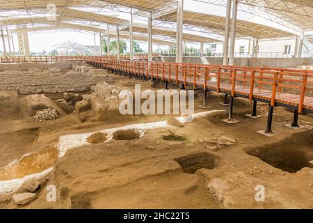 Excavations at the Ancient Settlement of Taraz, Kazakhstan Stock Photo ...