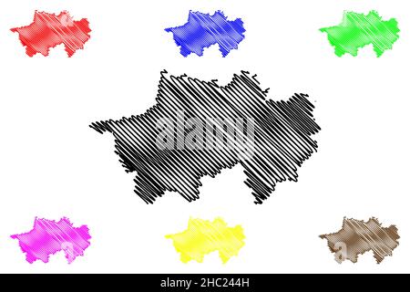 Jabalpur district (Madhya Pradesh State, Jabalpur division, Republic of ...