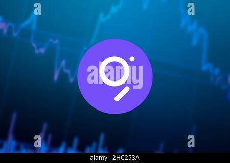 The Graph Cryptocurrency. GRT coin growth chart on the exchange, chart ...