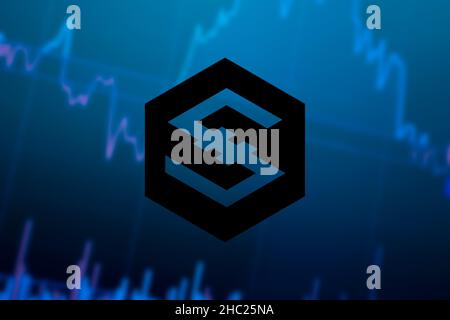 IOST Cryptocurrency. IOST coin growth chart on the exchange, chart ...