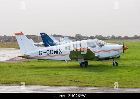 An aircraft at Sandtoft airfield Stock Photo - Alamy