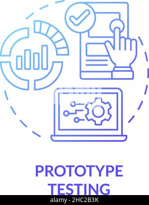 Digital twin prototype concept icon Stock Vector Image & Art - Alamy