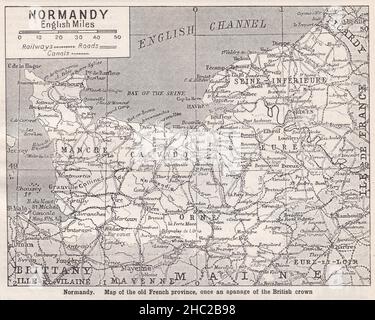Vintage map of France 1930s Stock Photo - Alamy
