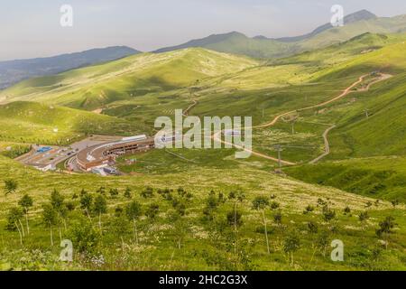 Summer view of Shahdag Mountain Resort, Azerbaijan Stock Photo - Alamy