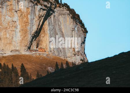 Swiss mountains - monumental rock formations in the Alps Stock Photo ...