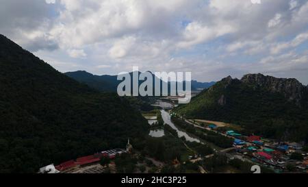 Fishing Village, Khao Sam Roi Yot National Park, Thailand Stock Photo ...