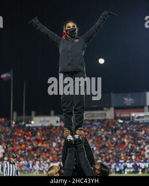 Frisco, TX, USA. 21st Dec, 2021. San Diego State's Jonah Tavai #66 ...