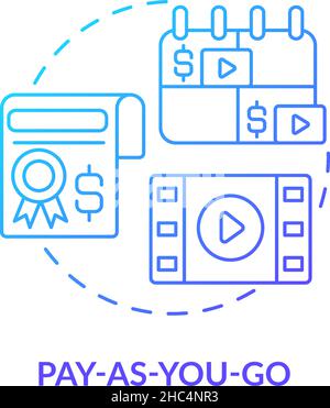 Convenience blue gradient concept icon Stock Vector Image & Art - Alamy