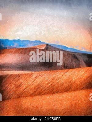 Beautiful views of nature. Famous touristic places. Colorful landscape ...