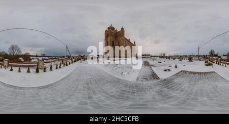 360° view of winter fairy tale full seamless spherical panorama 360 ...