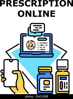 Medical prescription digital document pc online report. Prescription ...