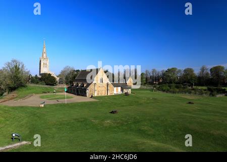 Summer view of Oakham Castle, market town of Oakham, Rutland County ...