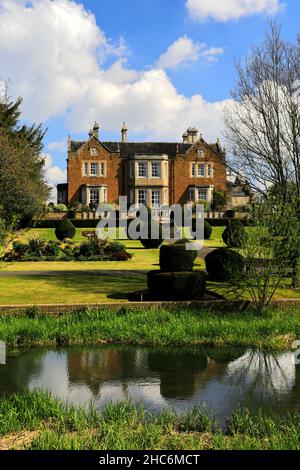 Summer view of Edgerton Lodge and memorial gardens, market town of ...