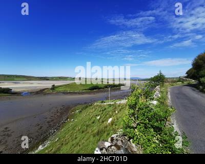 landscape with a cloudy sky at the countryside donegal Stock Photo - Alamy