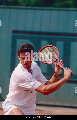 Italian tennis player Omar Camporese, 1980s Stock Photo - Alamy