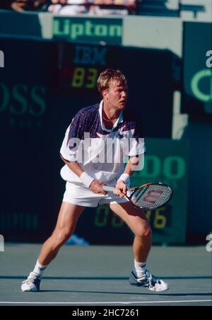 Swedish tennis player Magnus Larsson, 1990s Stock Photo - Alamy