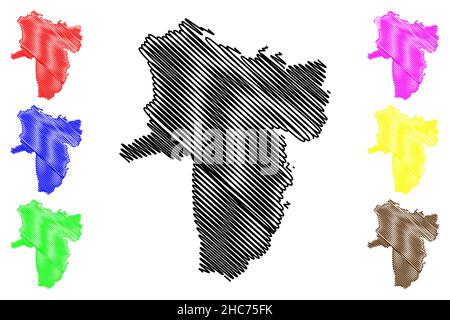 Pakur district (Jharkhand State, Republic of India, Santhal Pargana ...