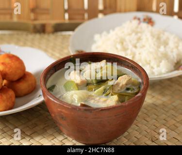 Sayur Lodeh or Vegetables with Coconut Milk Soup. Traditional ...
