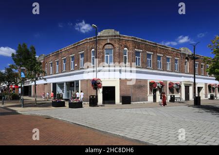 The Market place, Crewe town, Cheshire, England, UK Stock Photo - Alamy