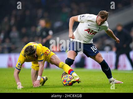 Conor Gallagher of Tottenham Hotspur with ball at his feet during the ...