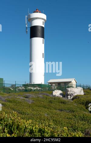 Cape Hangklip Lighthouse at Cape Hangklip, Pringle Bay, Western Cape ...