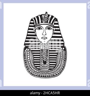 Pharaoh cleopatra, Egyptian woman hand drawn, female hand drawing ...